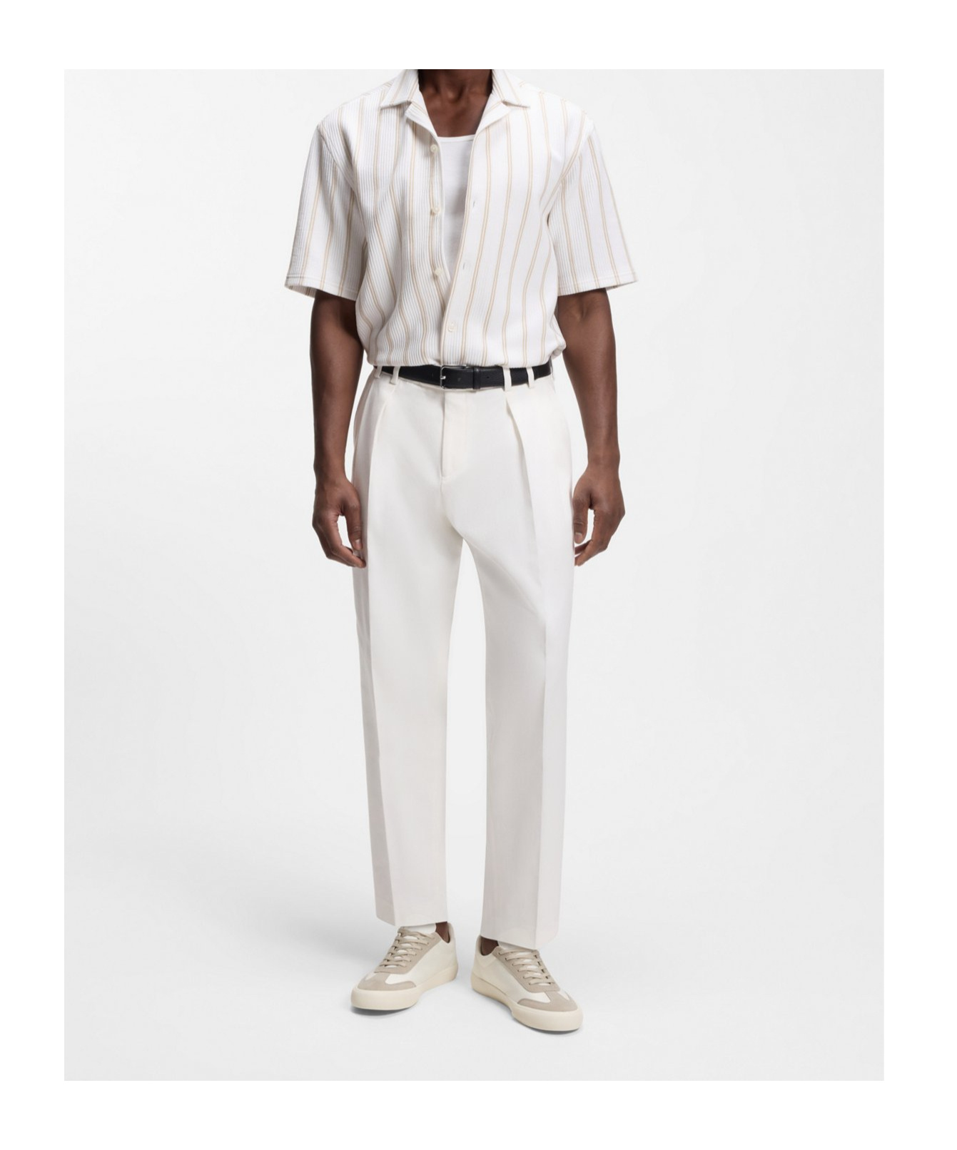 HUGO BOSS Hugo Boss Lace-Up Panelled Sneakers